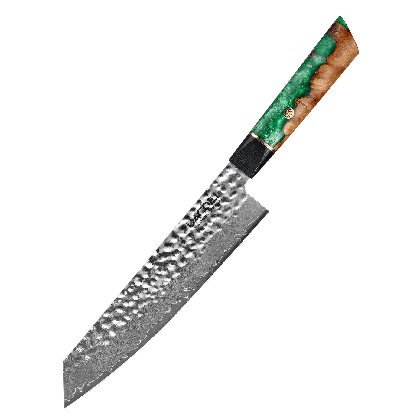 Nóż Kiritsuke C48, stali damasceńska, 21 cm – DACOBI.pl